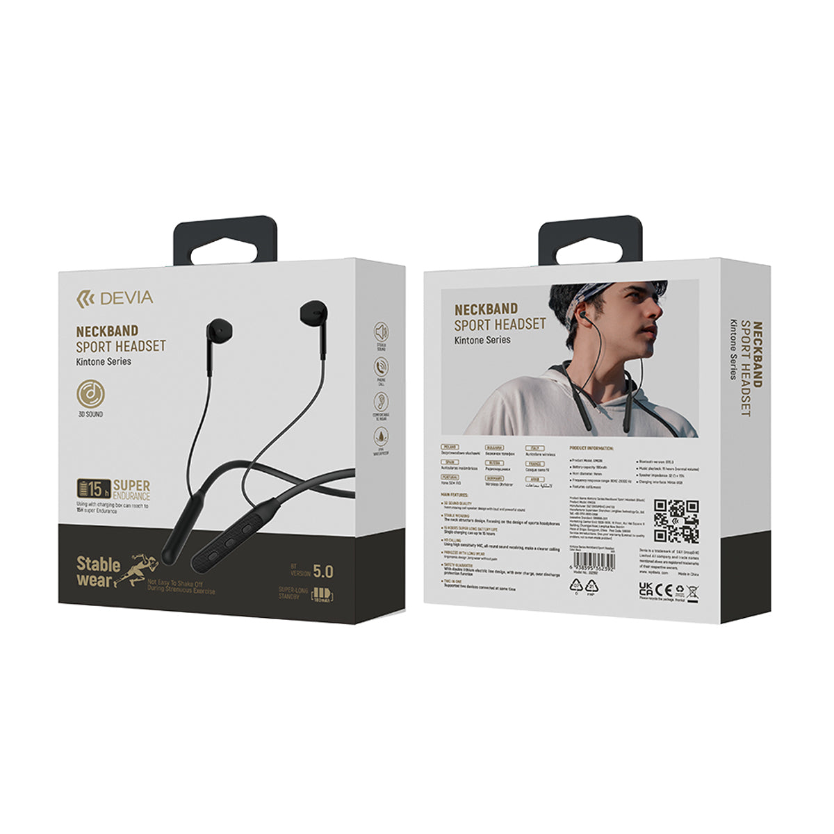 Audífonos Devia Neckband Sport Earphone– Zona Móvil de Telcel